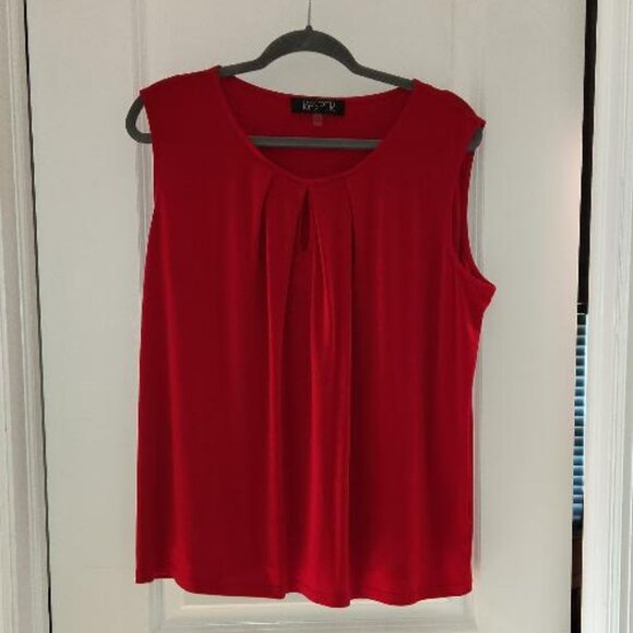 Kasper | Tops | Kasper Womens Red Tank Top | Poshmark